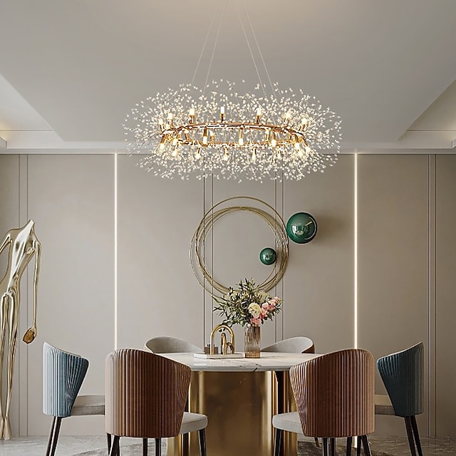 Fireworks Crystal Chandelier Modern, Sputnik Dandelion Chandelier, 60/ ...