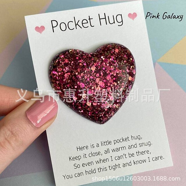 1pc, Pocket Hugging Heart Pocket Hugging Love Gift Small Hug Decoration ...