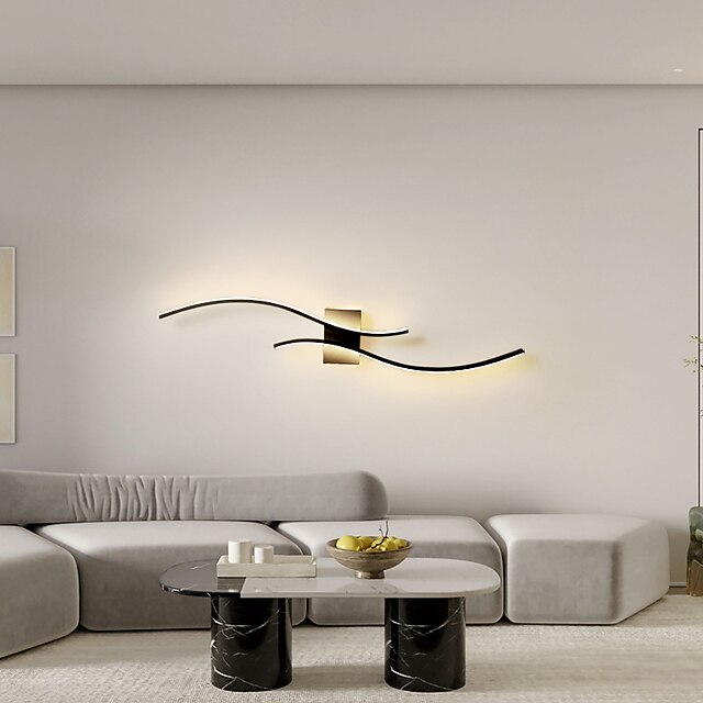 Modern Arc Wall Light Remote Control Operation, Dimmable 2700-5000K ...