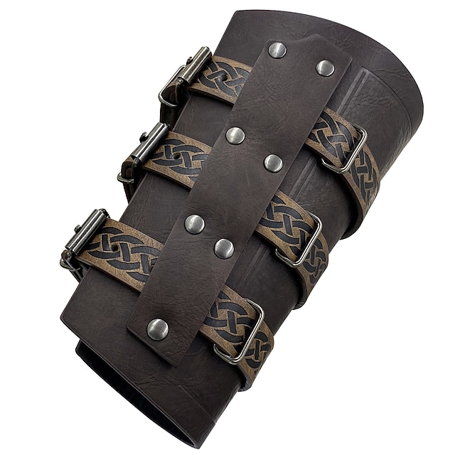 Retro Vintage Medieval Renaissance Armor Wristband Wrist Brace Pirate ...