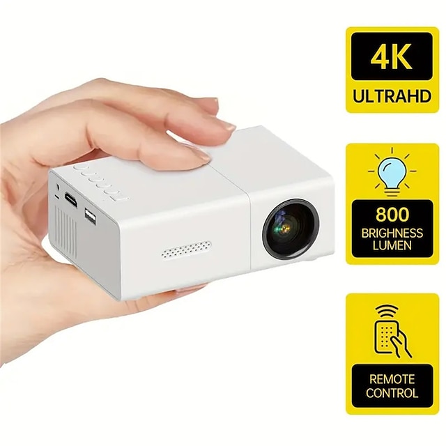 M100 Mini Mini Projector Home LED Portable 3D Projector HD LED ...