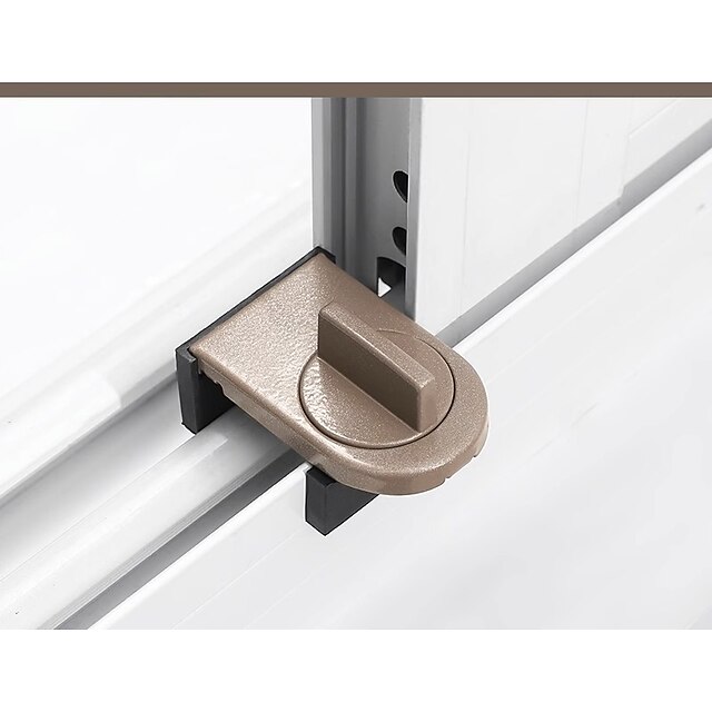 1pc Aluminum Alloy Sliding Door & Window Lock, With Anti-pinch, Anti ...