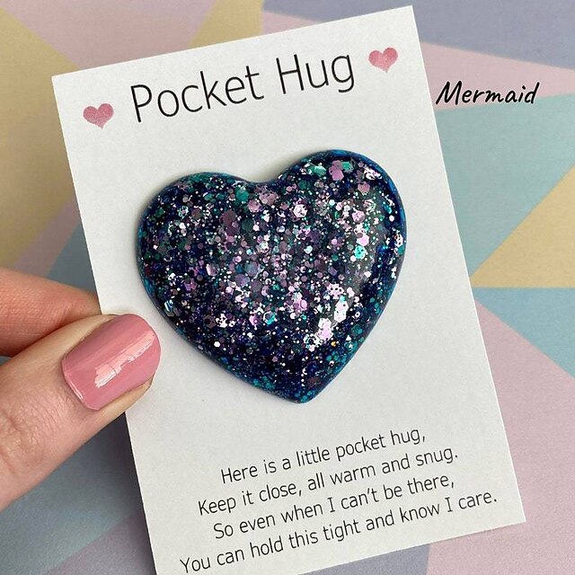 1pc, Pocket Hugging Heart Pocket Hugging Love Gift Small Hug Decoration ...