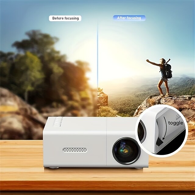 M100 Mini Mini Projector Home LED Portable 3D Projector HD LED ...