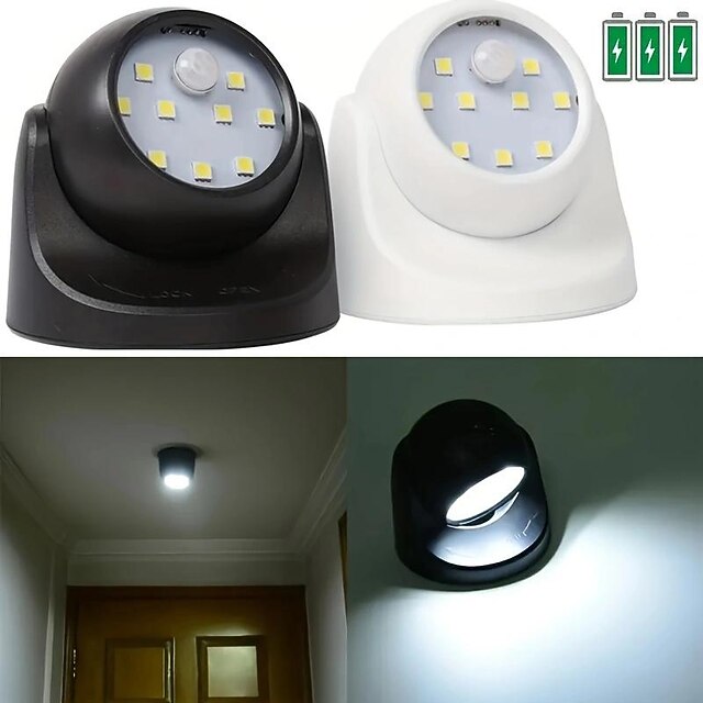 LED Motion Sensor Light , Battery Powered Motion Sensor Lights Wireless ...