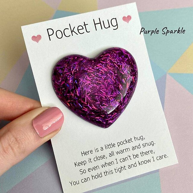1pc, Pocket Hugging Heart Pocket Hugging Love Gift Small Hug Decoration ...