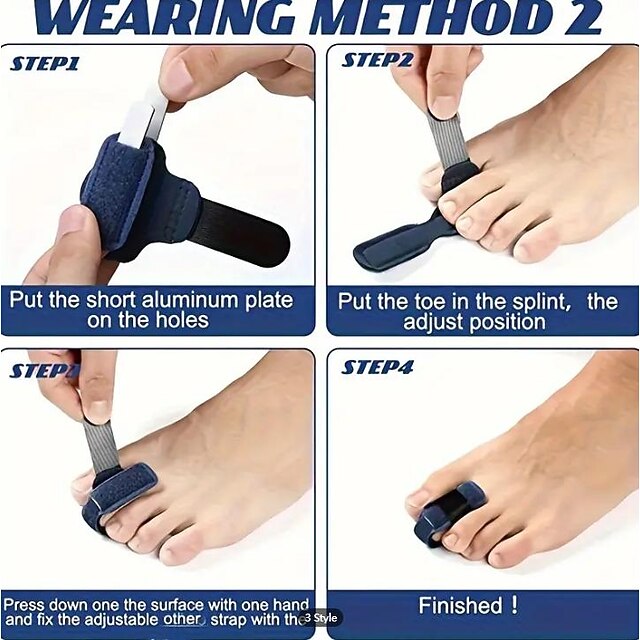 1pc Toe Splint Toe Straightener For Hammer Toe Corrector For Women Toe ...