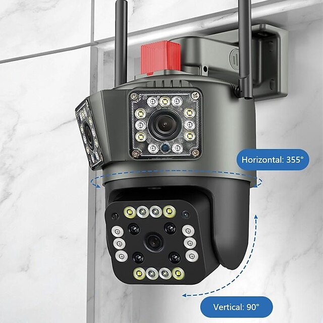 Security Camera Outdoor 6MP 10X Zoom Outdoor Waterproof IP Camera ...