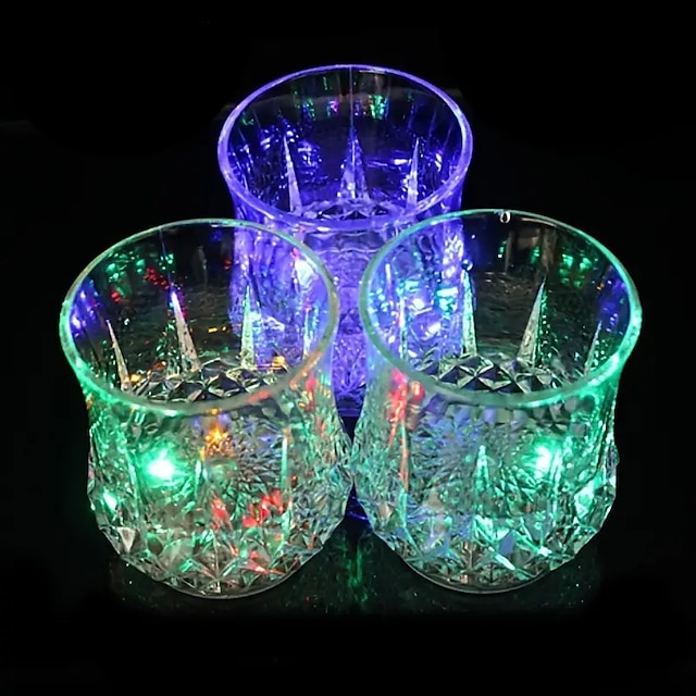2/5/10pcs Light Up Cups Glow In The Dark Party Supplies Colorful LED ...