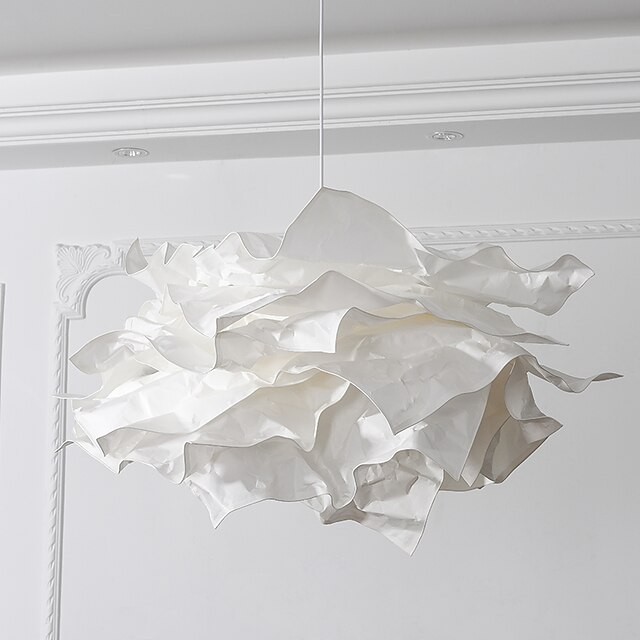 Paper Chandelier Handmade Cloud Lampshade Creative DIY Medieval Retro ...