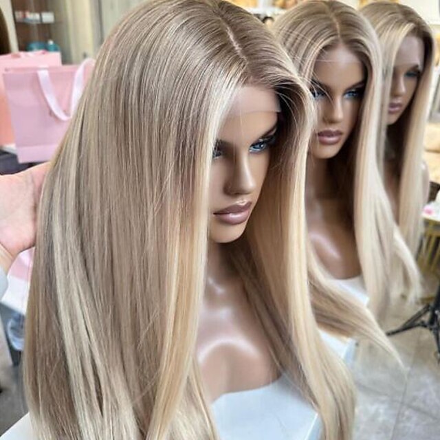 Unprocessed Virgin Hair 13x4 Lace Front Wig Free Part Brazilian Hair ...