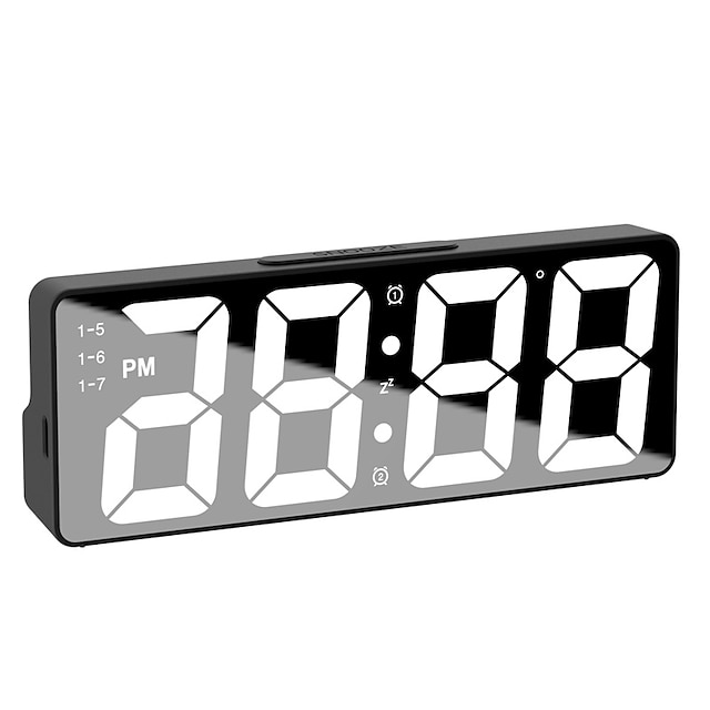 Latest Digital Clock LED Alarm Clock For Bedroom Electronic Desktop ...