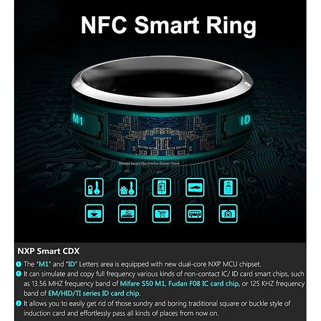 NFC ID IC Three IN ONE function integration supports Android IOS dual system 128G storage ...