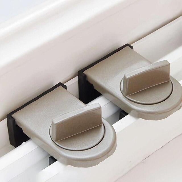 1pc Aluminum Alloy Sliding Door & Window Lock, With Anti-pinch, Anti ...