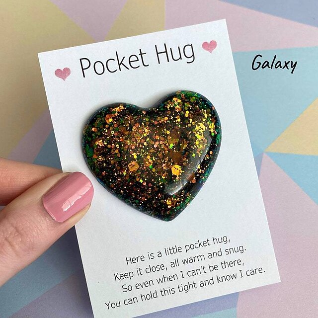 1pc, Pocket Hugging Heart Pocket Hugging Love Gift Small Hug Decoration ...