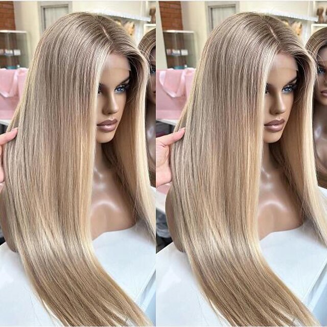 Unprocessed Virgin Hair 13x4 Lace Front Wig Free Part Brazilian Hair ...