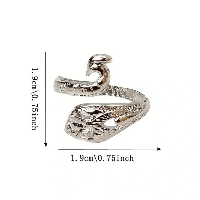 1pc Adjustable Knitting Loop Crochet Ring, Open Finger Ring Yarn Guide ...