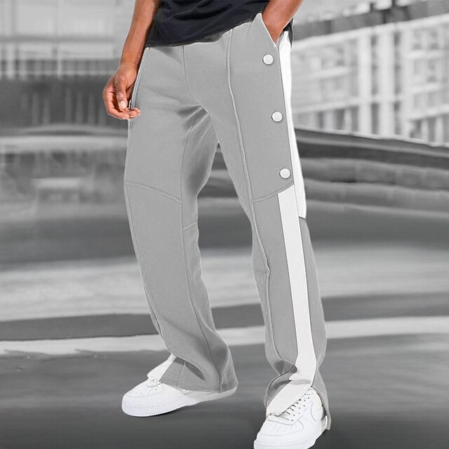 Men's Sweatpants Trousers Straight Leg Sweatpants Flared Sweatpants ...