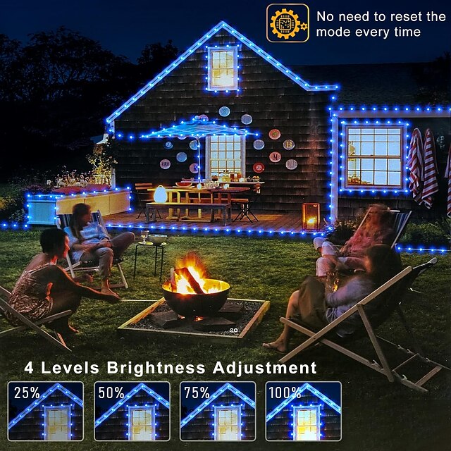 Outdoor IP65 Waterproof LED Strips Lights 328ft 100m Flexiable ...