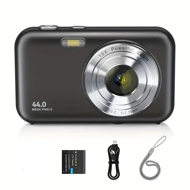 1080P HD Digital Camera Point and Shoot Camera Digicam 16X Digital Zoom ...