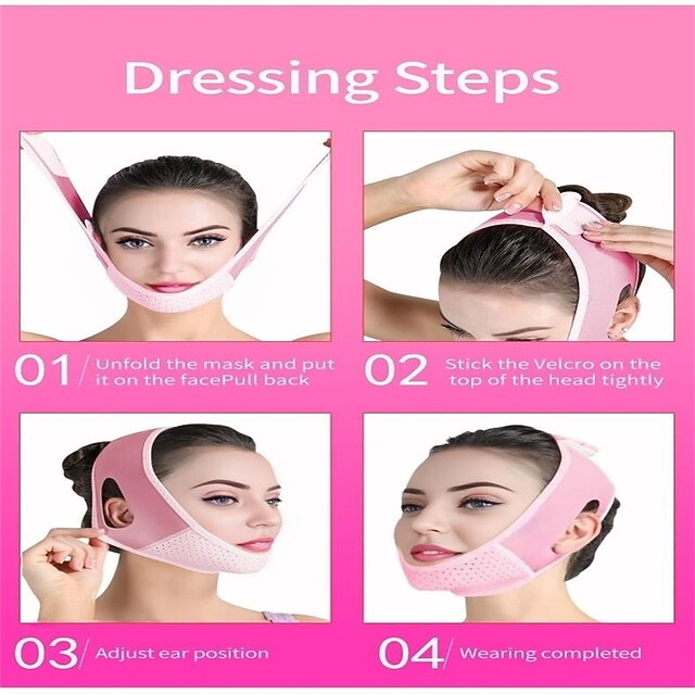 Double Chin Eliminator - V Line Lifting Mask with Chin Strap for Double ...