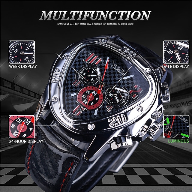 Jaragar Men Mechanical Watch Luxury Large Dial Fashion Business ...
