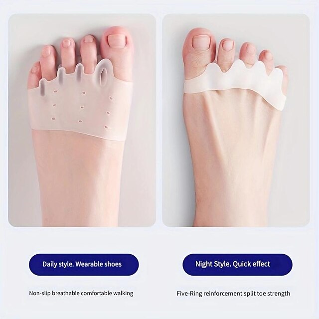 1 Pair Hallux Valgus Corrector, Toe Separators Toe Spacers Split Toe ...