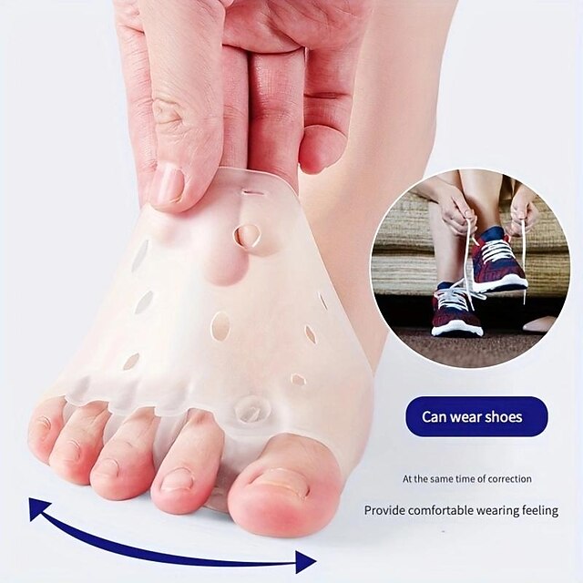 1 Pair Hallux Valgus Corrector, Toe Separators Toe Spacers Split Toe ...