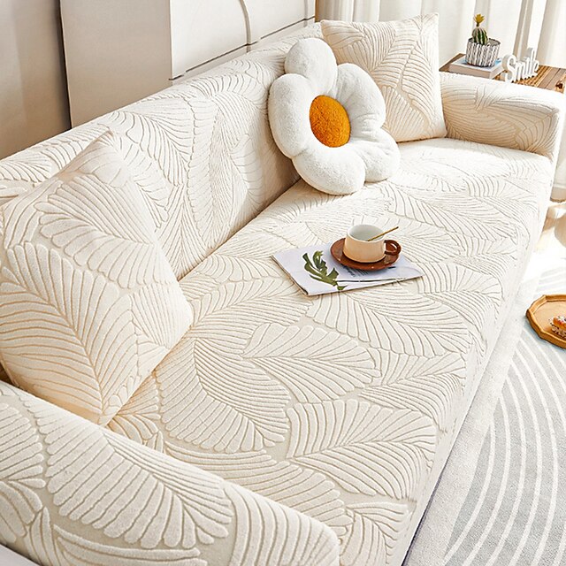 Stretch Jacquard Sofa Cover Stretch Slipcovers Soft Durable Couch Cover ...
