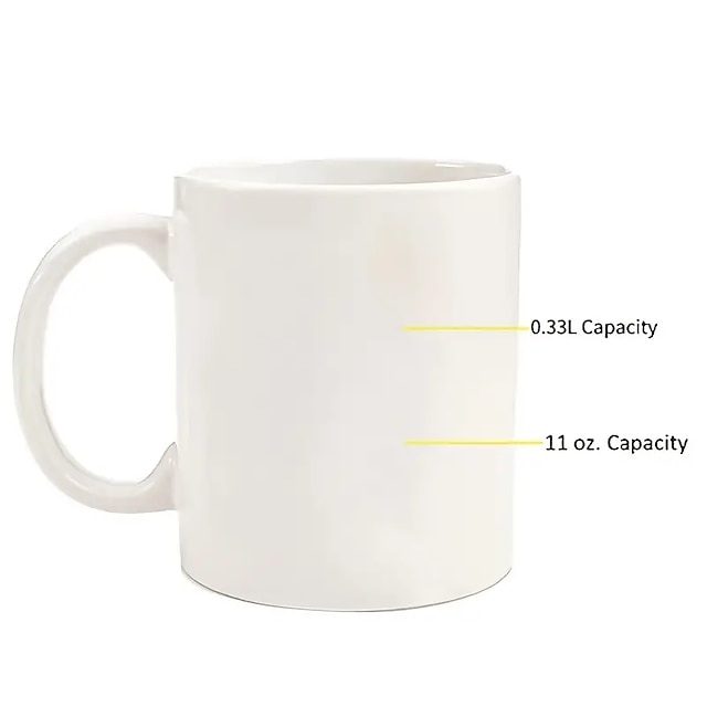 1pc Portable Ceramic Coffee Cup - Black Cat Design with Effoc Spelled ...