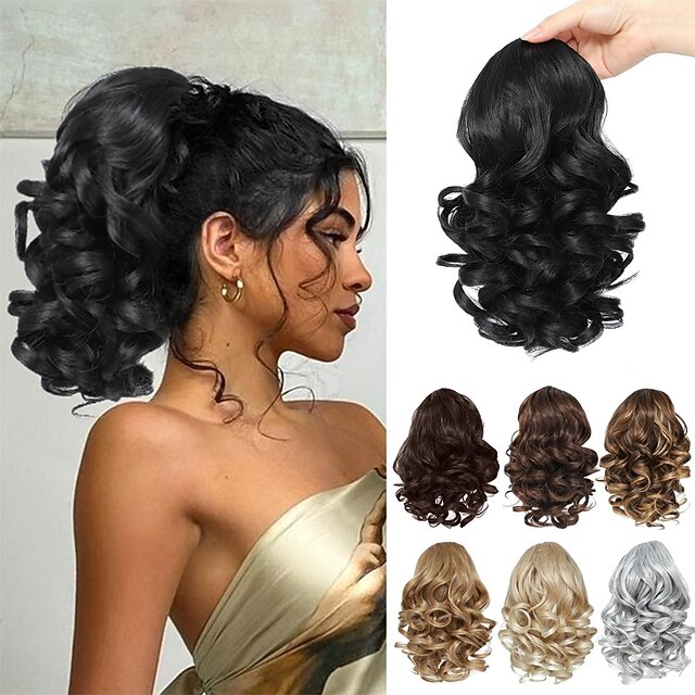 Ponytail Extension10 Inch Drawstring PonytailCurly Ponytail Hair ...