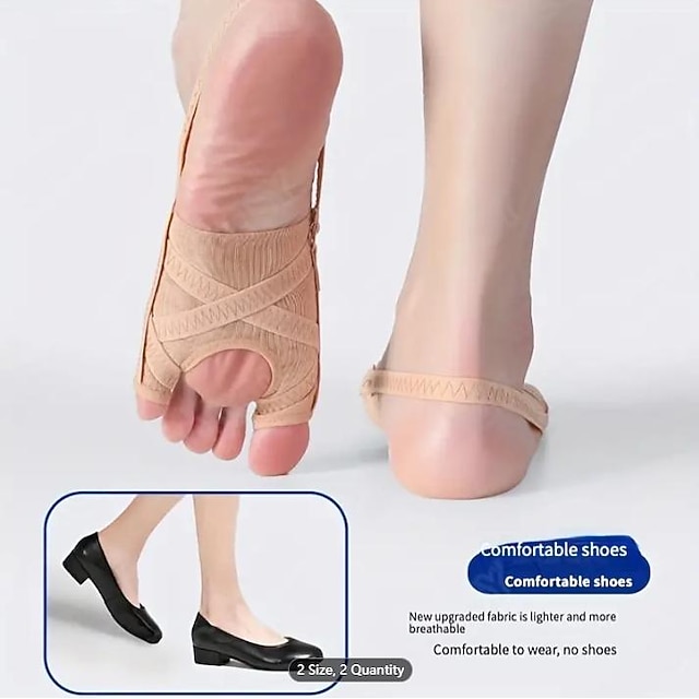 1 Pairs Toe Correction Socks, Toe Overlapping Separator, Ultra-thin ...