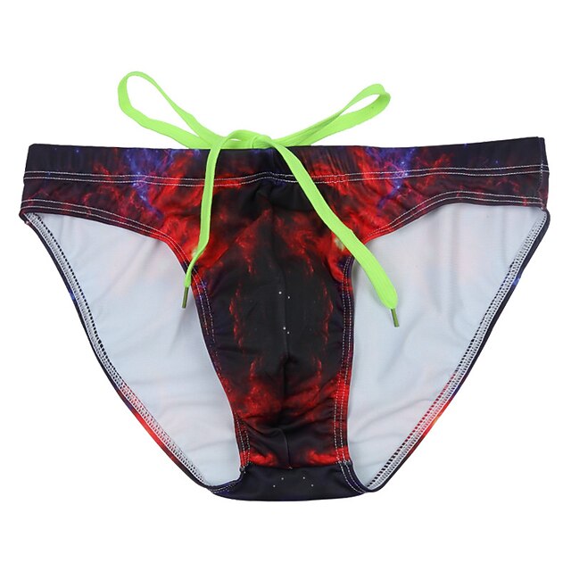 Men's Swim Briefs Daily Beach Breathable Quick Dry Drawstring Elastic ...