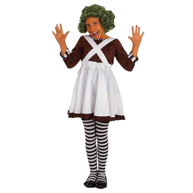 Oompa Loompa Cosplay Costume Cosplay for Men's Women's Adults' Carnival ...