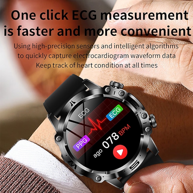 iMosi ET482 Smart Watch 1.43 inch Smartwatch Fitness Running Watch ...