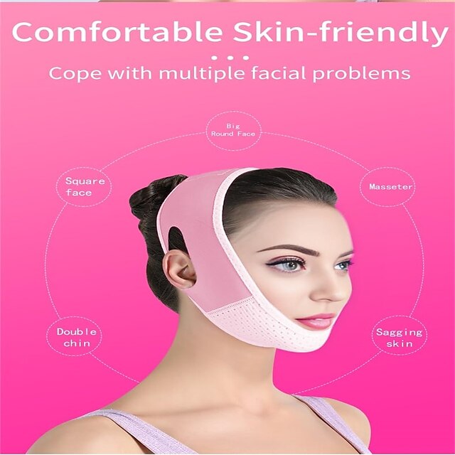 Double Chin Eliminator - V Line Lifting Mask with Chin Strap for Double ...