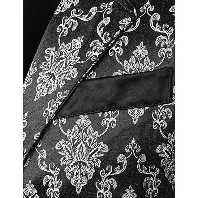 Rococo Baroque Victorian Vest Waistcoat Double Breasted Solid Color ...