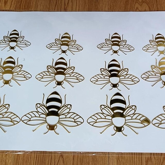 12pcs Removable Honey Bee Wall Stickers for Bedroom, Living Room ...