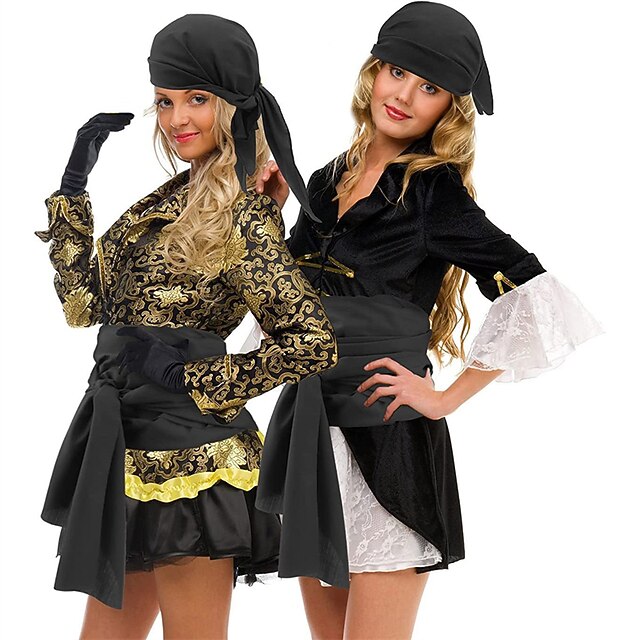 Pirate Costumes Medieval Renaissance Linen Pirate Headscarves And Belt ...