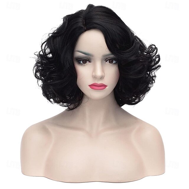 1920s Wig for Women Blonde Short Curly Synthetic Wig with Feather ...