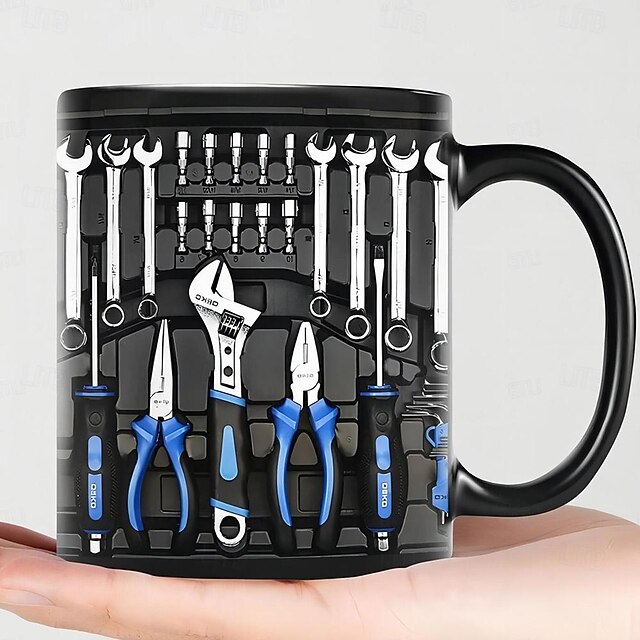 3D Print Mechanic Toolbox Set Mug, Ceramic Coffee Mug, Mechanic Toolbox ...