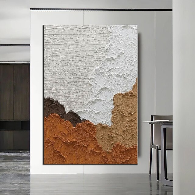 Hand Painted Heavy Textured painting handmade Terracotta Textured ...