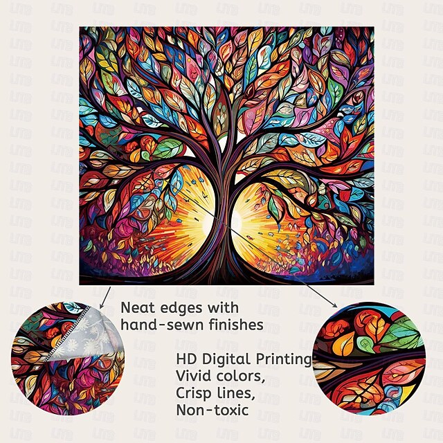 Blacklight Tapestry UV Reactive Glow in the Dark Glow Party Periodic ...