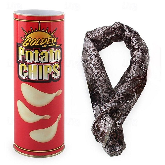 Potato Chips Bouncing Snake April Fool's Day Gift Spoof Frightened ...