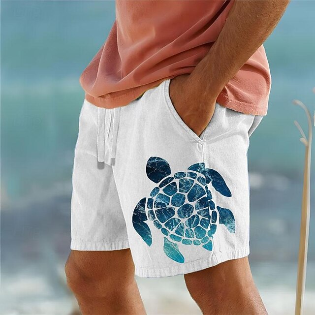 Men's Animal Turtle Marine Life Swim Trunks Swim Shorts Board Shorts ...
