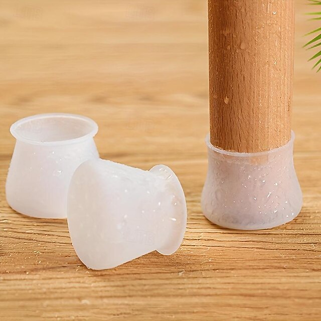 16PCS Simple Non-Slip Noise Reduction Chair and Table Leg Pads ...