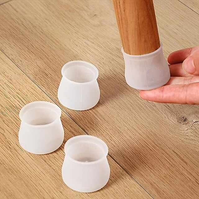 16PCS Simple Non-Slip Noise Reduction Chair and Table Leg Pads ...