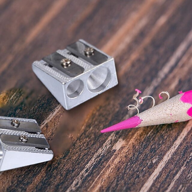 Magnesium Pencil Sharpener Survival, Hand Held Pencil Sharpener 2-Hole ...