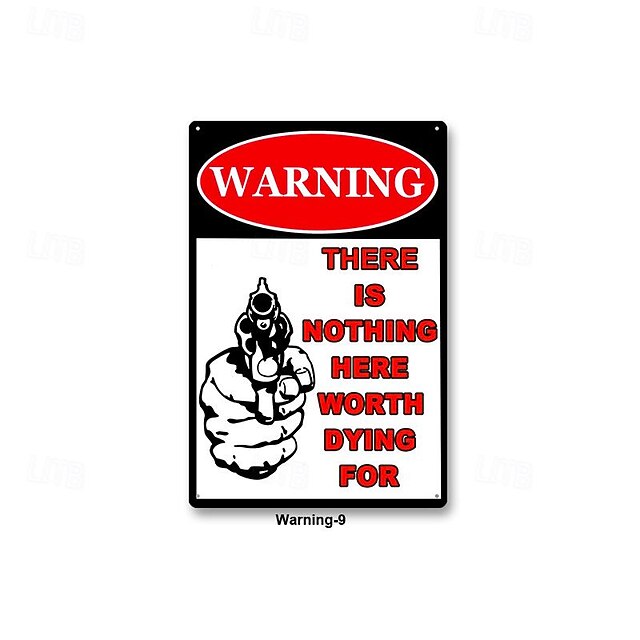 1 pc Humorous Decorative Plate Funny Tin Sign Bar Pub Garage Home Art ...