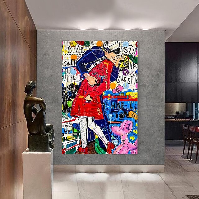 Banksy Style Astronaut oil painting Pop Art Graffiti art Oil Painting ...